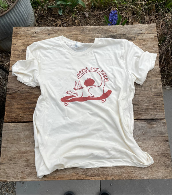 HAPPY CAT FARM LOGO T-SHIRT – Happy Cat Farm